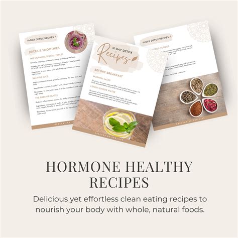 10 Day Hormone Detox Instant Download Womens Health Perimenopause