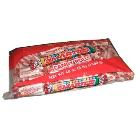 Geekshive Smarties Assorted Flavor Candy Rolls 180 Units Hard