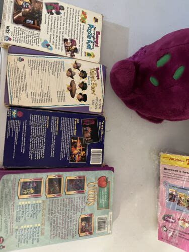 Microsoft Actimates Barney 1997 Bundle Works Sining Games Plush 14 In 4689821683