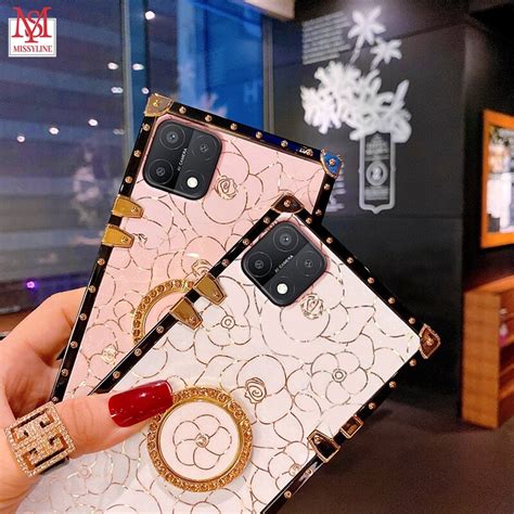แฟชั่น bling glitter camellia soft สำหรับ oppo a39 a54 a57 a77 a79 a75