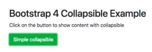 Bootstrap Collapse Tutorialmines