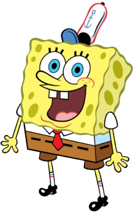 Spongebob With Krusty Krab Hat By Mrbean244 On Deviantart