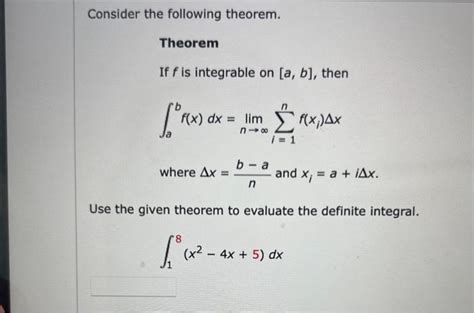 Solved Consider the following theorem. Theorem If f is | Chegg.com