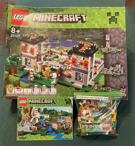 Lego Minecraft Fortress 21127 Nearly 1000 Pieces Hobbies And Toys