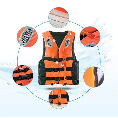 Amacok Adults Life Jacket Aid Vest Kayak Swim Vest For Adults