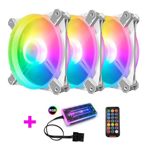 Pc Desktop Computer Case Fan Cooler 16 Rgb Led Com Vicedeal