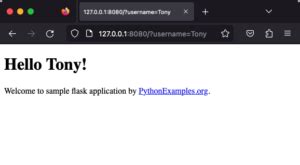 If Statement In Html Template In Python Flask
