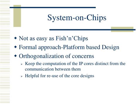Ppt Addressing The System On A Chip Interconnect Woes Through