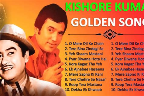 Kishore Kumar Songs List Classic Hits And Legacy
