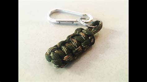 How To Make The Easiest Paracord Keychain Whyknot Youtube