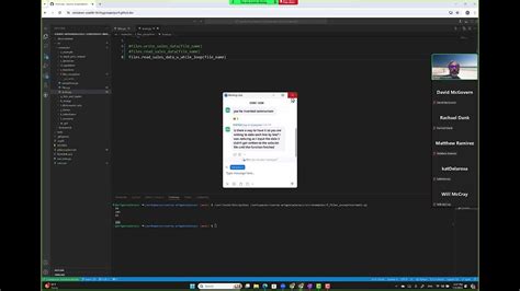 070324 Cosc 1336 Python Read File With A While Loop Youtube