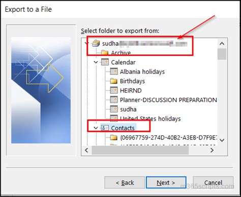How To Export Microsoft Outlook Contacts To Csv