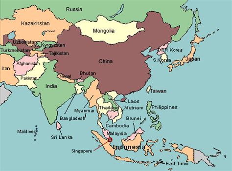 Test Your Geography Knowledge Asia Countries Quiz