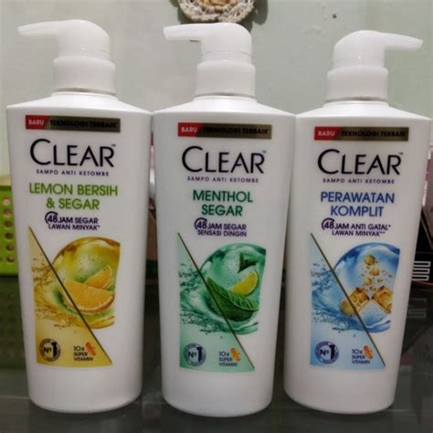 Jual Clear Shampoo 400ml 430ml Shopee Indonesia