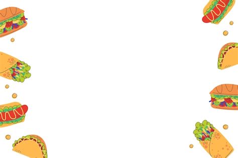 Food Border Horizontal