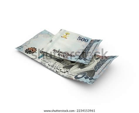3d Rendering Double Saudi Riyal Notes Stock Illustration 2234153961