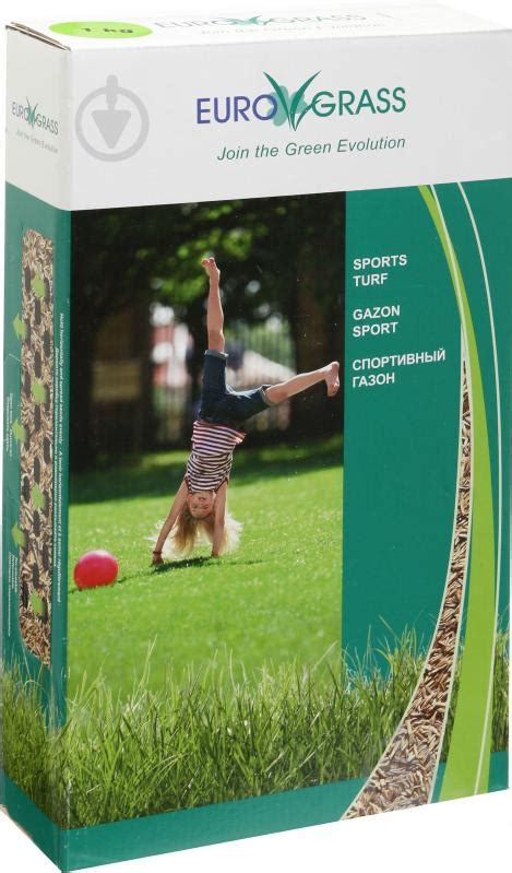 ᐉ Семена Euro Grass газонная трава Sport коробка 1 кг • Купить в Киеве ...