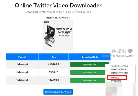 GetMyTweet 推特twitter视频下载工具 含使用教程 科技师