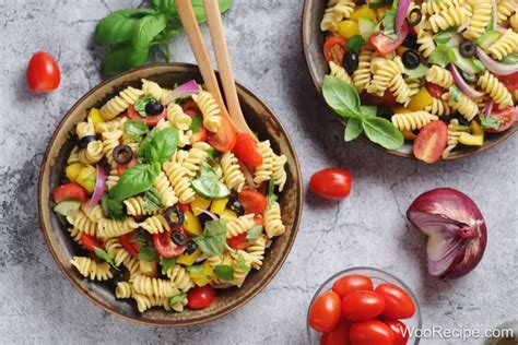 Delicious Mediterranean Rotini Pasta Salad Recipe