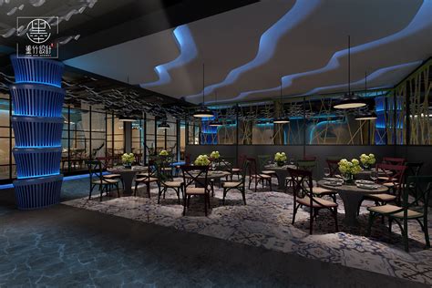 鱼上渔海鲜餐厅——西安餐厅设计公司海鲜餐厅设计西安餐馆设计公司 站酷zcool