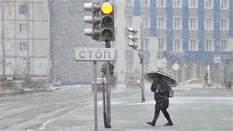 W Rosji Zaczyna Si Prawdziwa Zima Prawie Metr Niegu I Niemal