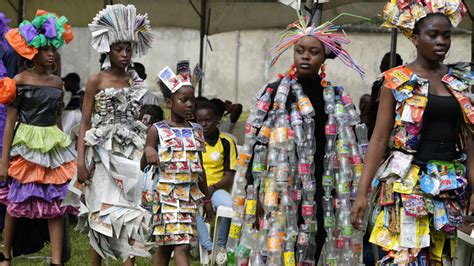 Teenagers In Nigeria Make Costumes From Trash To Combat Pollution