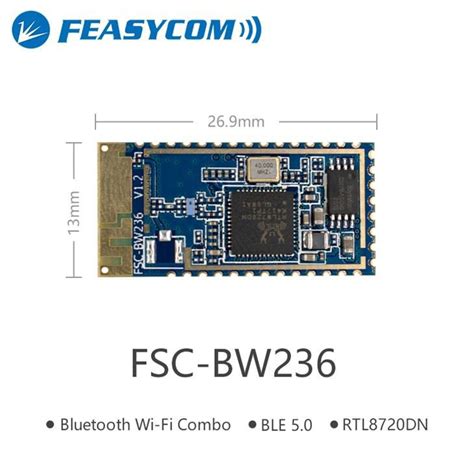 Realtek RTL8720DN Dual Band WiFi Bluetooth 5 0 IoT Modules