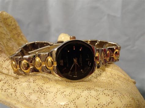 Vellaccio Silver And Gold Tone Ladies Quartz Watch Japan Movt Ebay