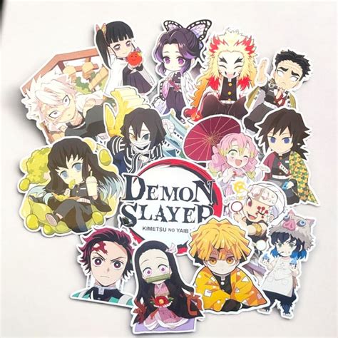 Demon Slayer Sticker Etsy