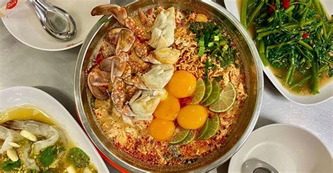 【曼谷美食】jeh O Chula 朱拉隆功超夯人氣街邊美食，比臉盆還大的海鮮媽媽麵你吃過嗎絕不能錯過的米其林推薦 發胖版｜popdaily 波波黛莉