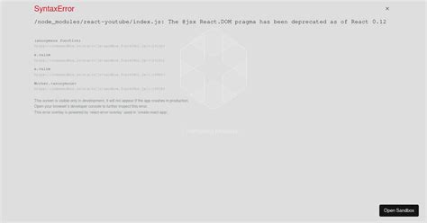 React Youtube Example Codesandbox