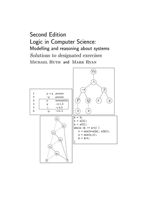 Huth M Ryan M Logic In Computer Science Solutions To Selected Exercises Cup 2004