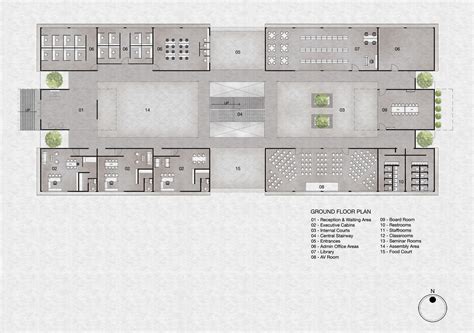 Administration Block Floor Plan