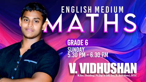 Grade 6 Maths Theory Class English Medium Jan 25 Farade Education