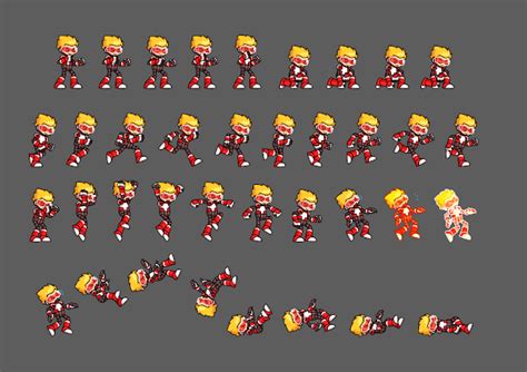 Robot Sprites Adventure Game Reskin Free Graphic