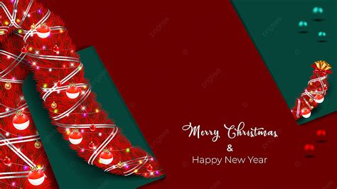 빨간 화환과 메리 크리스마스와 새해 복 많이 받으세요 배경 크리스마스 장식들 기쁜 성탄과 새해 복 많이 받으세요 배경 크리스마스 배너 배경 일러스트 및 사진 무료