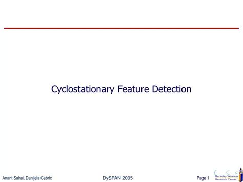Ppt Cyclostationary Feature Detection Powerpoint Presentation Free
