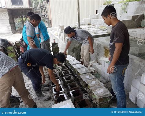 Preparation Of Concrete Cube For Concrete Compression And Strength Test