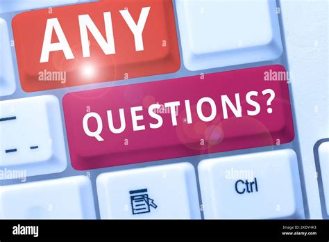 Handwriting Text Any Questions Question Business Approach Allowing Any