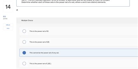 Solved Determine Whether Each Of These Sets Is The Power Set Chegg Com