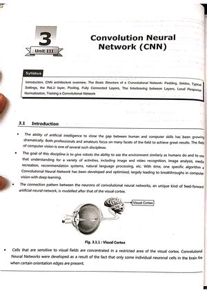 UNIT DLT Deep Learning Notes Jntuk UNIT What Is Deep Learning Deep Learning Is A Part