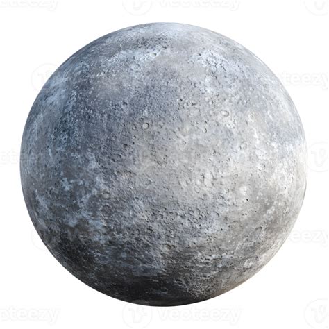 Monochrome Spherical Celestial Body With Rugged Surface 58663942 Png