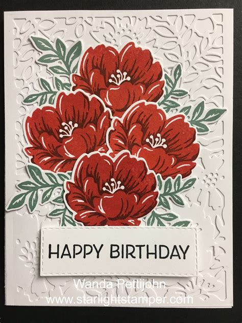 Two Tone Flora Artistically Inked Birthday Card Stampin Up Artofit