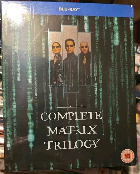 Complete Matrix Trilogy The Matrixmatrix Reloadedmatrix Revolutions Blu Ray £1476 Picclick Uk