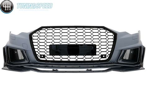 Front Bumper With Central Grille Suitable For Audi A6 C8 4k 2018 2020