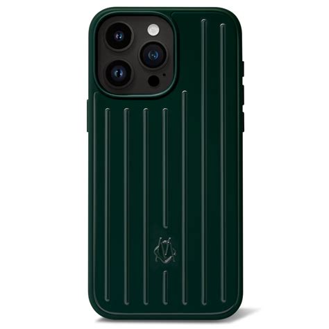Capa Para Iphone 16 Pro Max Em Policarbonato Compatível Com Magsafe Verde Rimowa