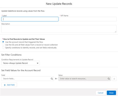 Flow How To Use Update Records Salesforce Flowsome