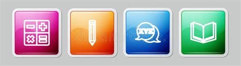 Set Line Calculator Pencil Xyz Coordinate System And Open Book