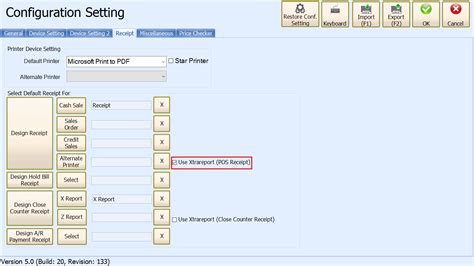 Pos I Have Customized Receipt For POS But Print Out Still Default Format AutoCount Resource