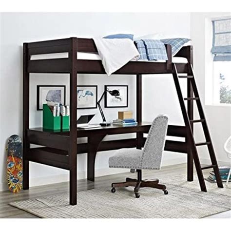 Dorel Harlan Loft Bed With Desk